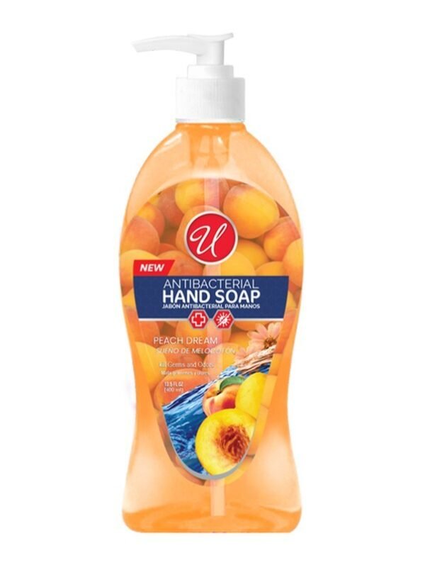 Hand Soap Antibacterial Peach Dream 13.5 oz - Case of 12 - wondershoppers